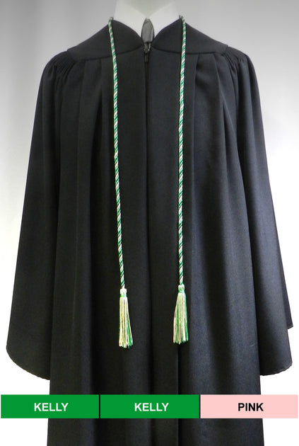 Kelly Green Pink Honor Cords | Senior Class Graduation Products ...