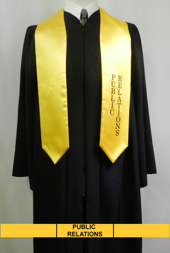 Public Relations Class Officer Stoles | Senior Class Graduation ...