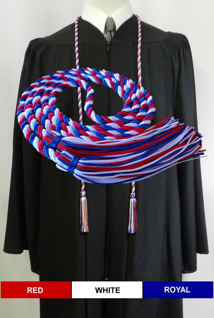 Red White Royal Blue Honor Cords | Senior Class Graduation Products ...
