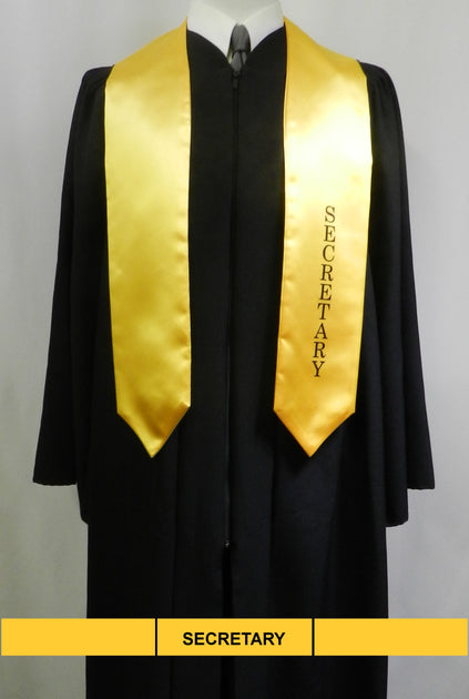 Secretary Class Officer Stoles | Senior Class Graduation Products ...